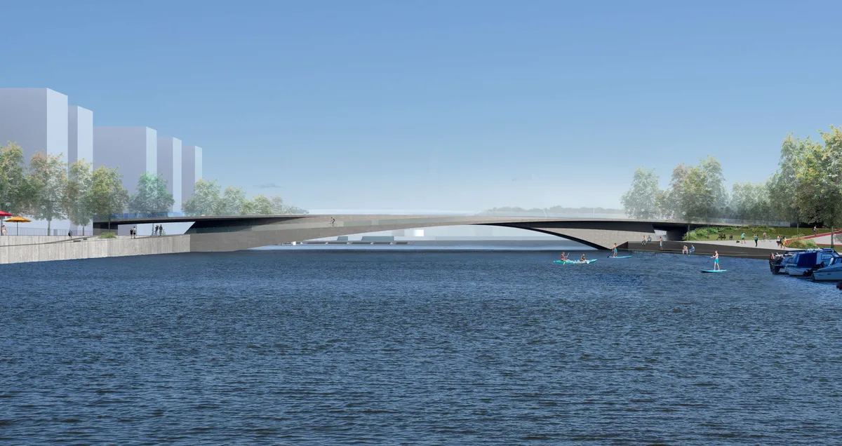 Helsingin uudessa 230-metrisessä sillassa on poikkeuksellinen rakenne ...