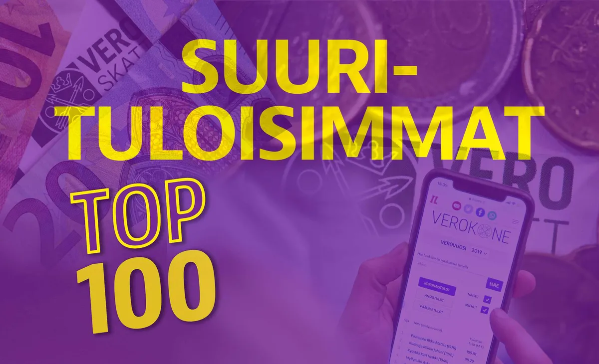 Lista paljastaa: Tässä ovat 100 suurituloisinta suomalaista | Talouselämä