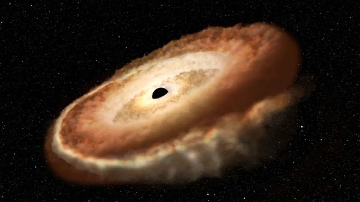 Supermassiivinen musta aukko ahmaisi tähden 300 miljoonan valovuoden ...
