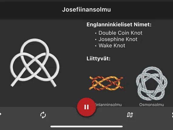 Solmuja 3D: Opettele erikoisemmatkin solmut helposti | Tivi