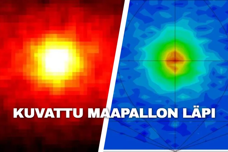 Nämä 2 valokuvaa Auringosta otettiin keskellä yötä Maapallon läpi 1000 ...