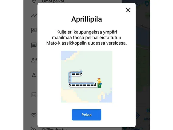 Legendaarinen matopeli saapui osaksi Google Mapsia | Tivi
