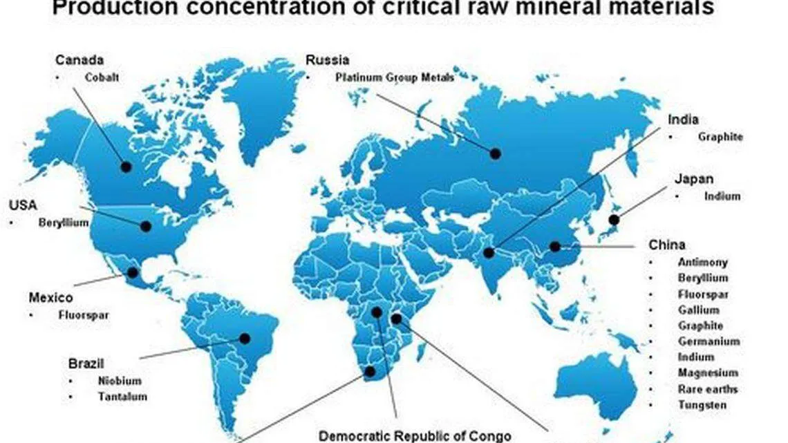 Kartta kertoo, mistä tulevat kriittiset raaka-aineet Eurooppaan ...