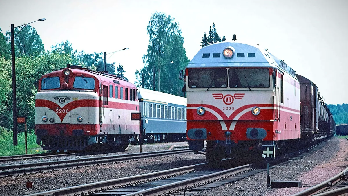 Suomen radoilla nähtiin 1960-luvulla suuri mullistus, kun 120 t Hämeen ...