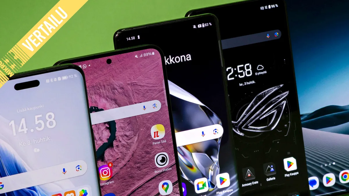 Katso Android-puhelinvertailun mittaustulokset – akut kestävät jo ...