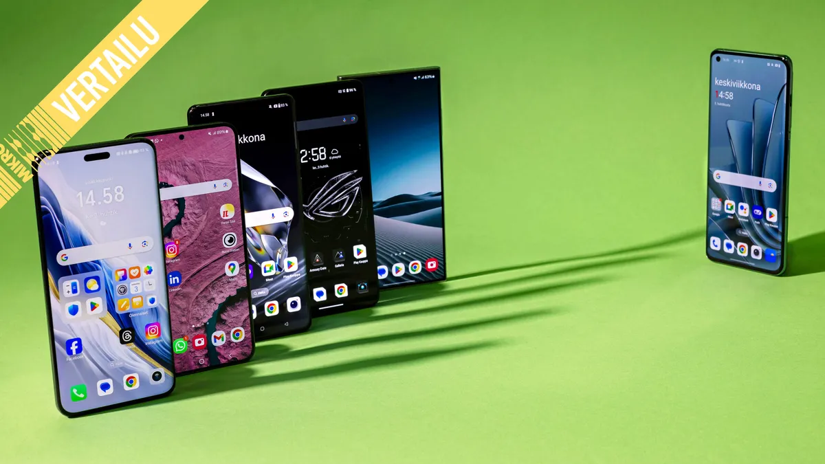 Vertailu: Parhaat Android-puhelimet 2024 | Paras puhelin | Mikrobitti
