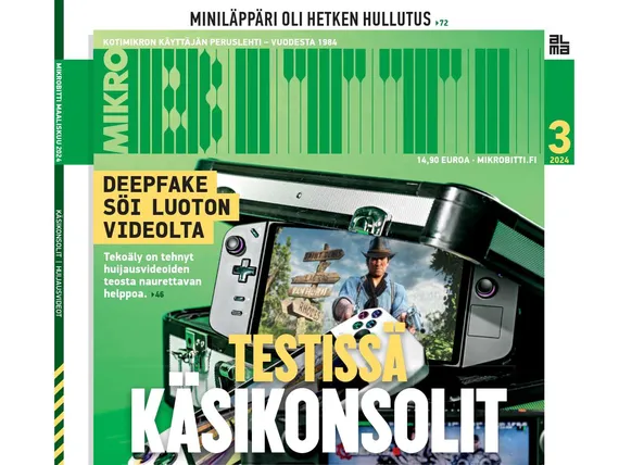 Mikrobitti 3/2024 nyt luettavana: vertailussa käsikonsolit ...